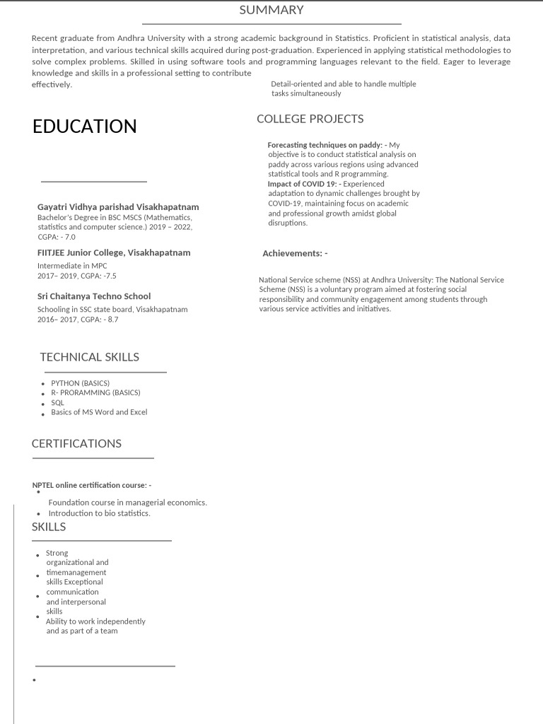 Sai Krishna Resume UPDATED | PDF | Statistics | Computer Programming