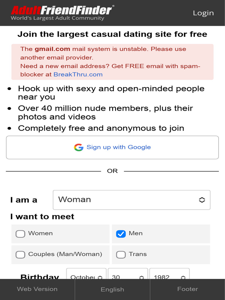 Adult Friend Finder | PDF