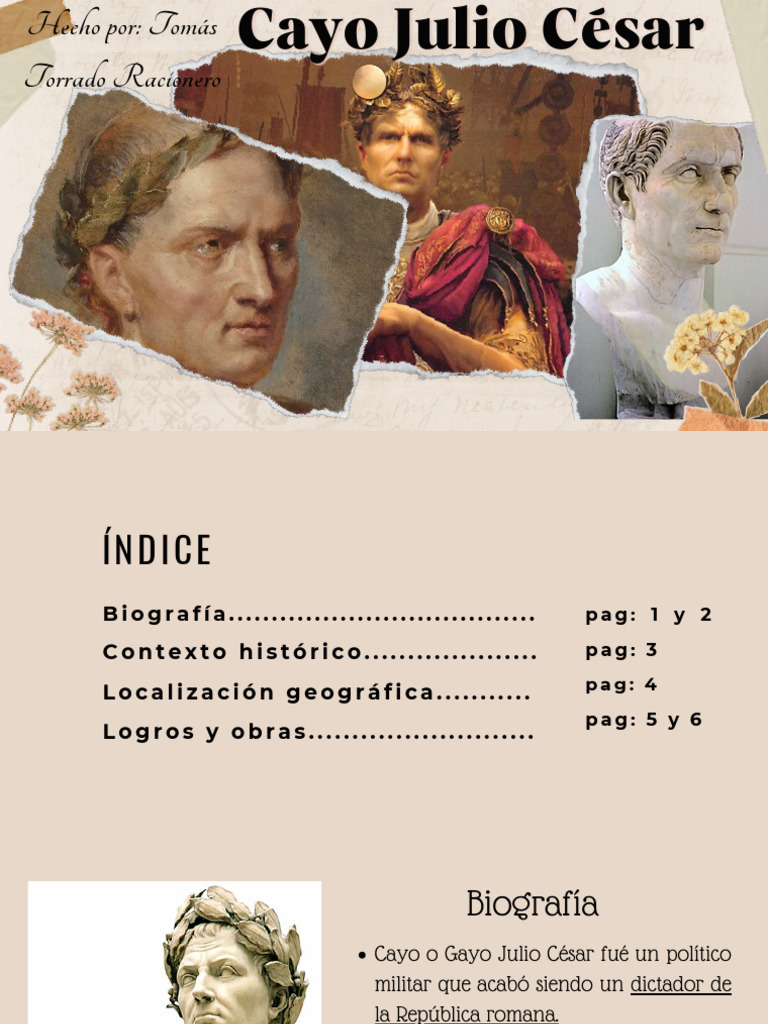 Cayo Julio Cesar | PDF | Julio César | Republica Romana