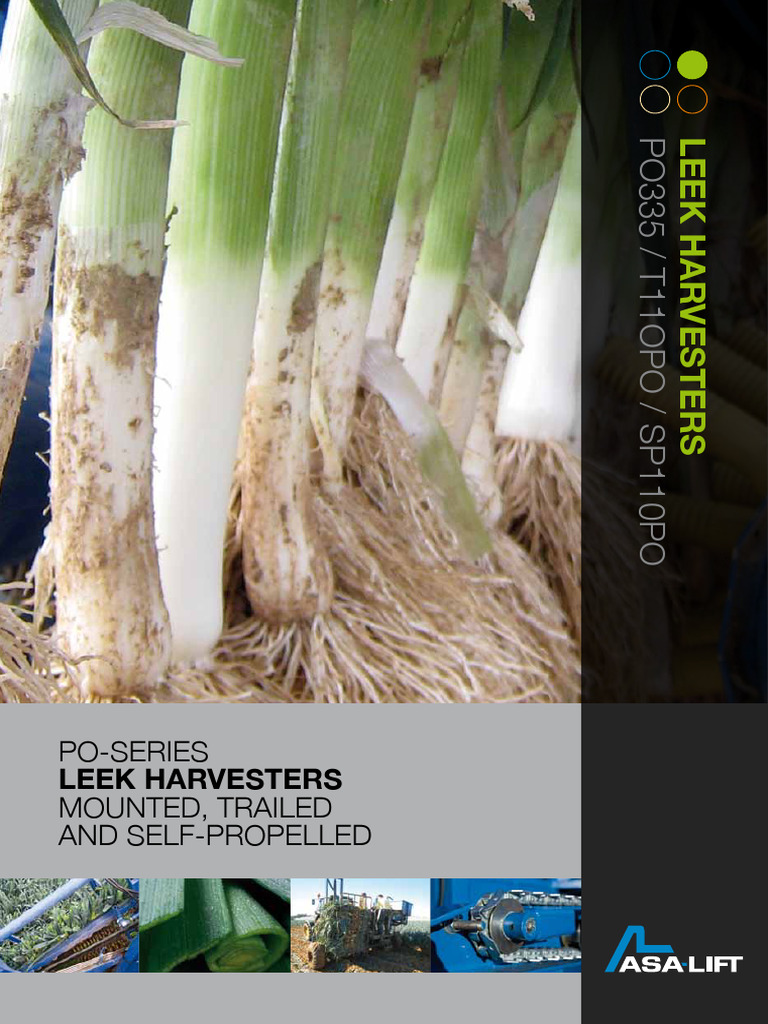 ASA-LIFT Leek Harvesters Overview | PDF | Vehicles | Land Vehicles