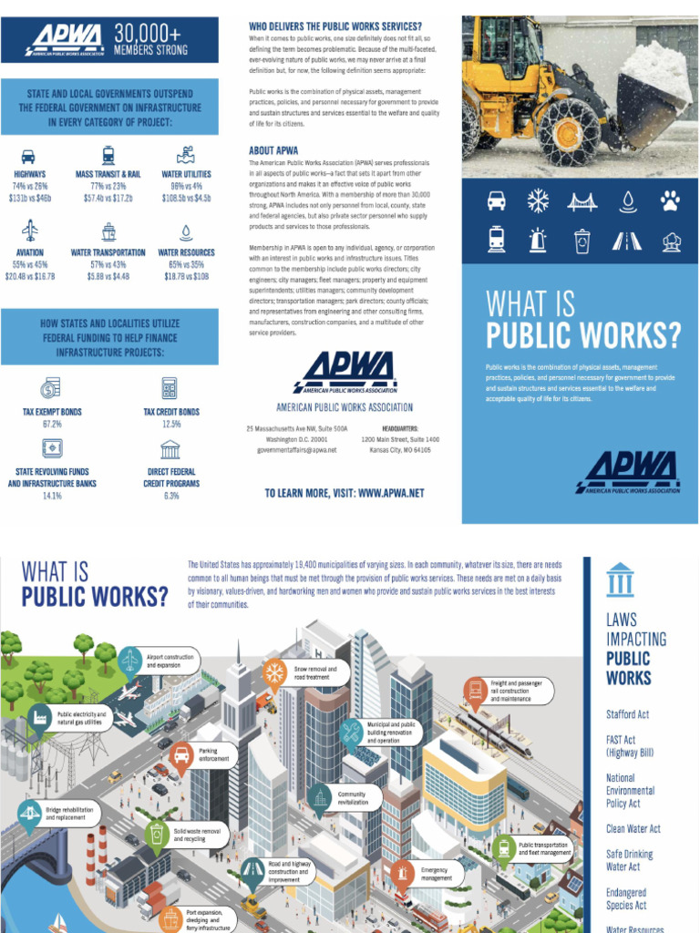 What Is Public Works Trifold | PDF