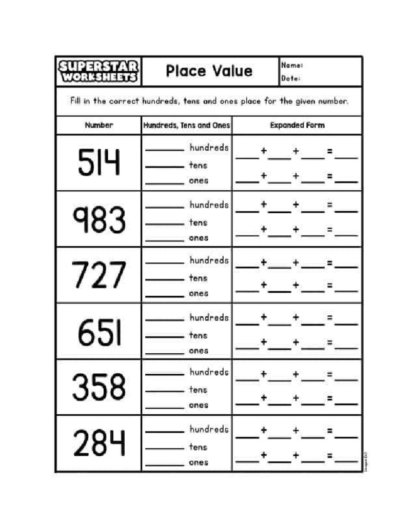 Place Value | PDF