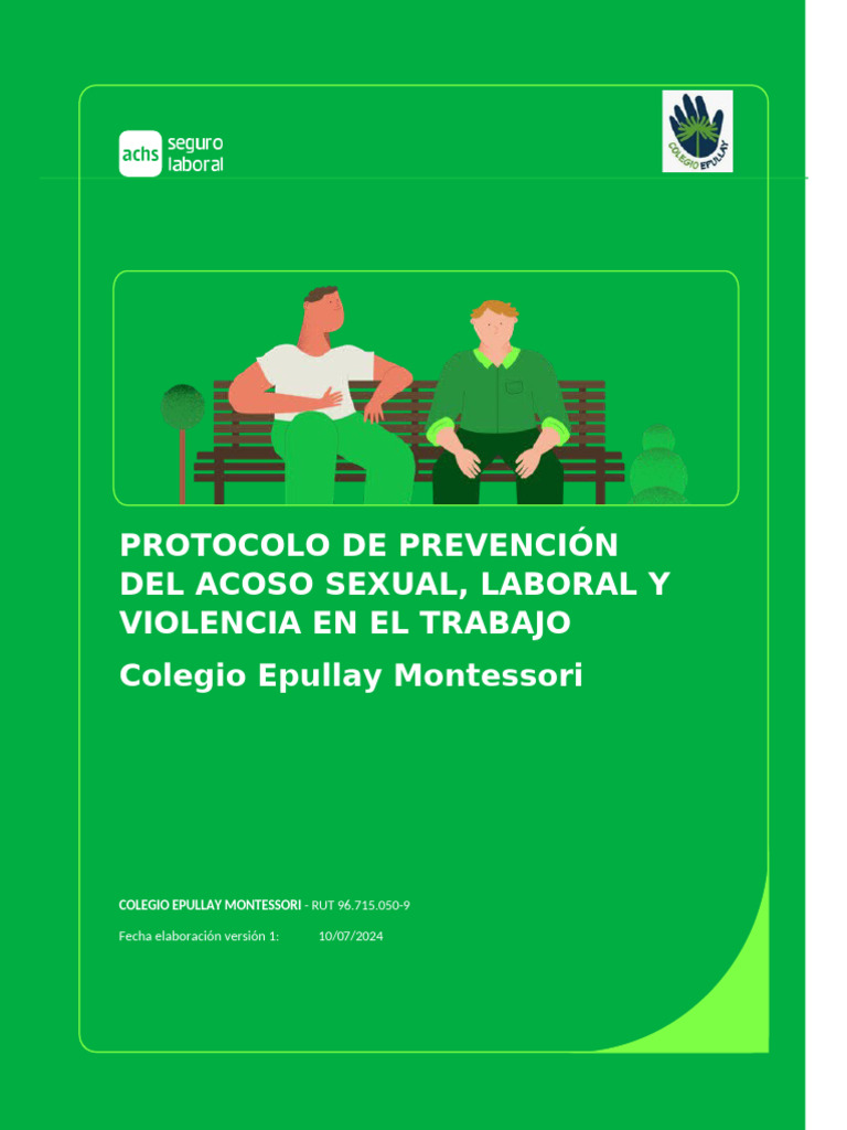 Manual Protocolo Prevención SUSESO | PDF | Acoso sexual | Sexismo