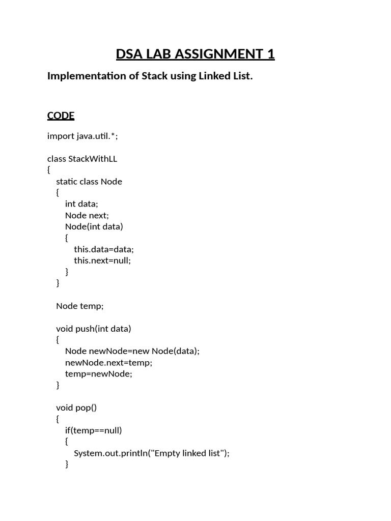 DSA1 | PDF | Computers