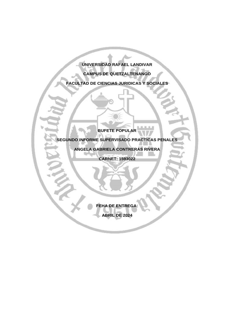 Segundo Informe Gaby | PDF | Prisión | Justicia