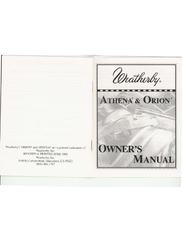 Weatherby | PDF