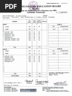 Class 12 Marksheet Format Nepal | PDF | Nepal