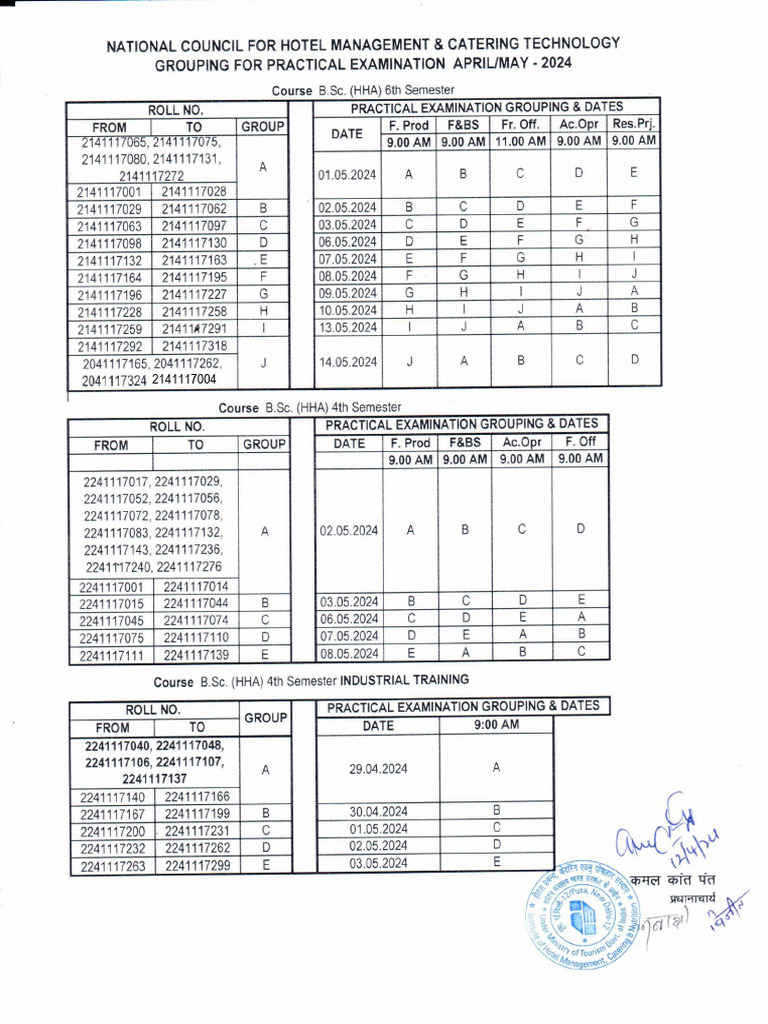 Prac Exam Schedule | PDF Prac Exam Schedule | PDF