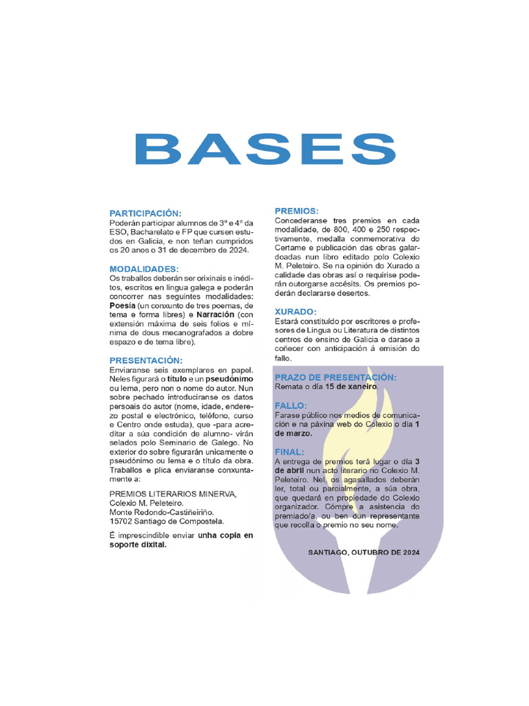 Bases Minerva 2025 | PDF