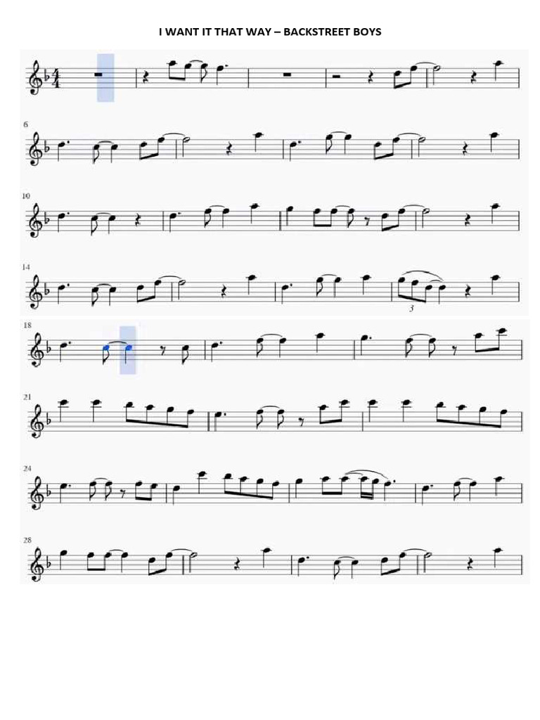 Backstreet Boys Hit Song Lyrics | PDF