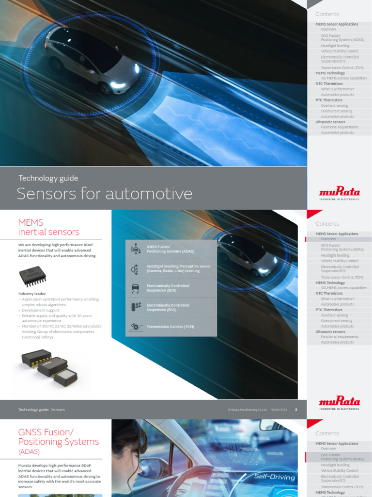 Auto Guide Sensors v2 0 | PDF | Accelerometer | Electrical Resistance ...