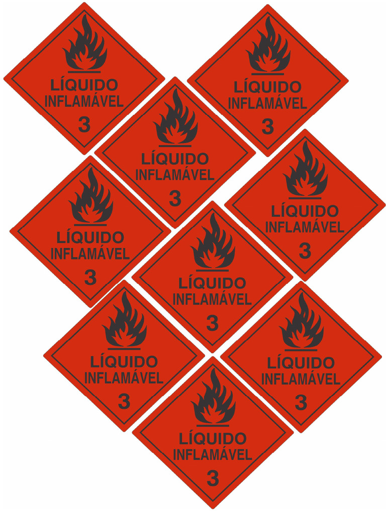 Impressão - Pictograma Liquido Inflamavel | PDF