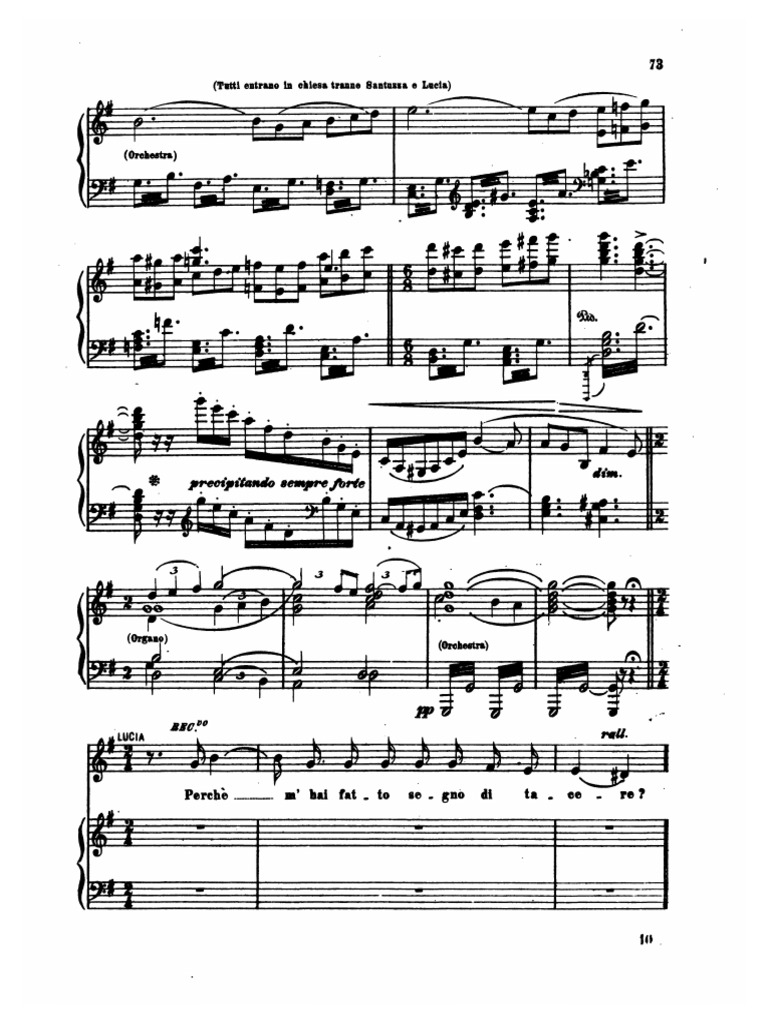 12 Cavalleria Dueto | PDF