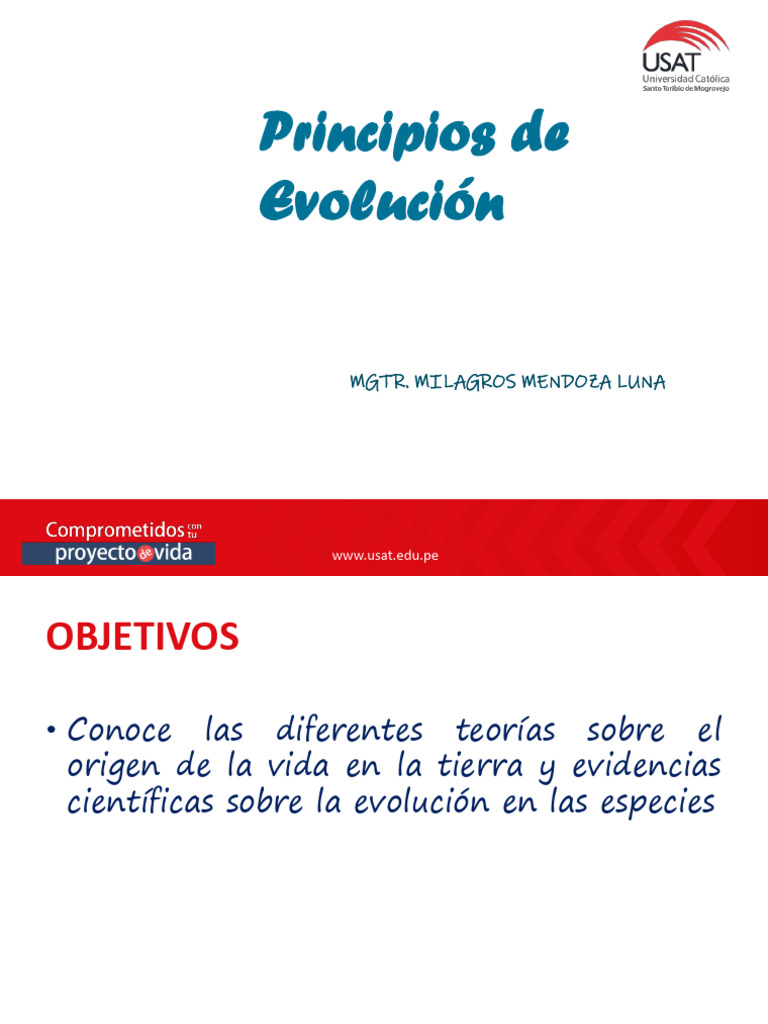 Principios de Evolución | PDF | Biología | Naturaleza