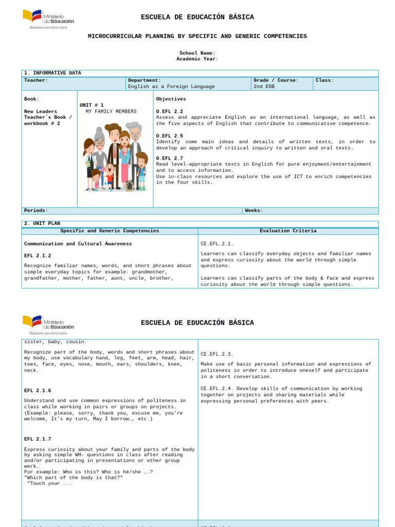 2DO UNIT 1 | PDF | English As A Second Or Foreign Language | Vocabulary