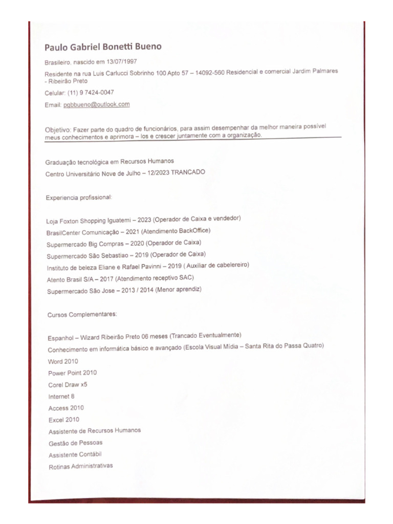 Paulo Gabriel Bonetti Bueno | PDF