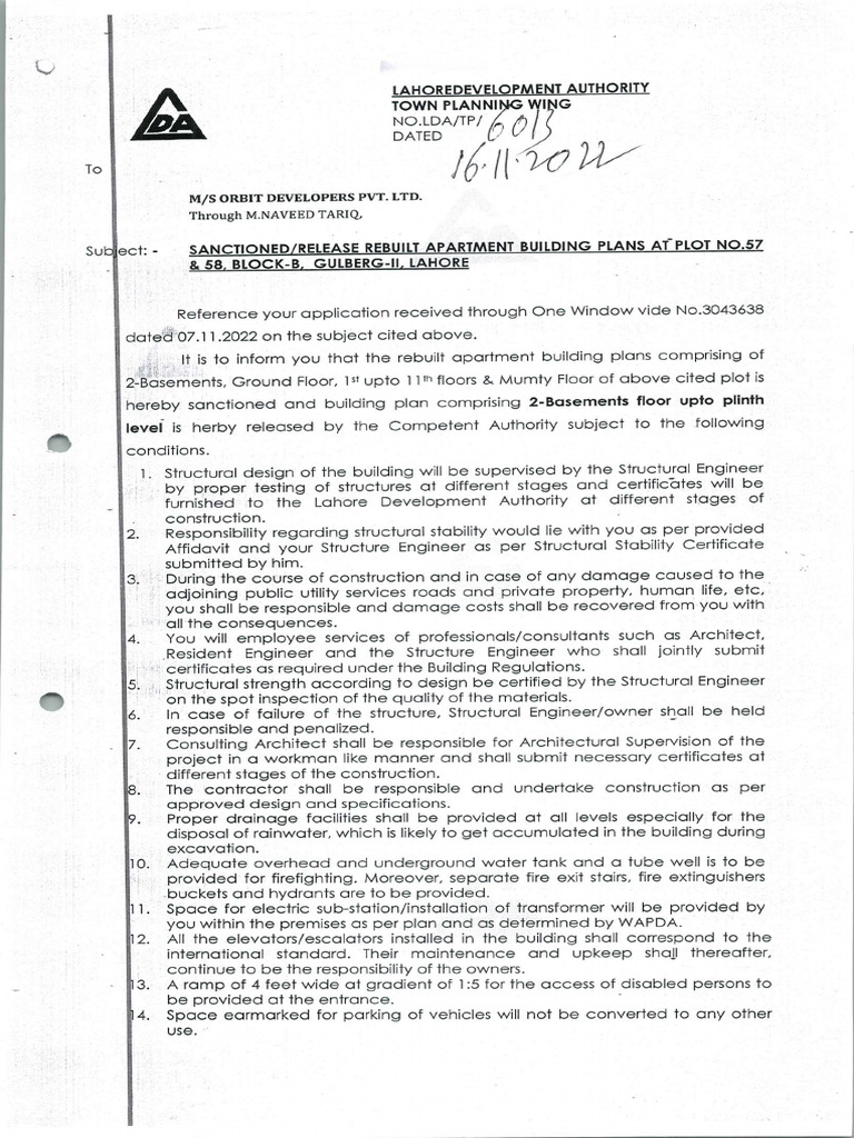 Springs Atrium LDA Approval Letter | PDF