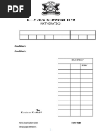 P7 Mock Ple 2025 - MTC | PDF