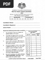 MARKING GUIDE OF PLE INTEGRATED SCIENCE 2024. Prepared by Teachers of ...