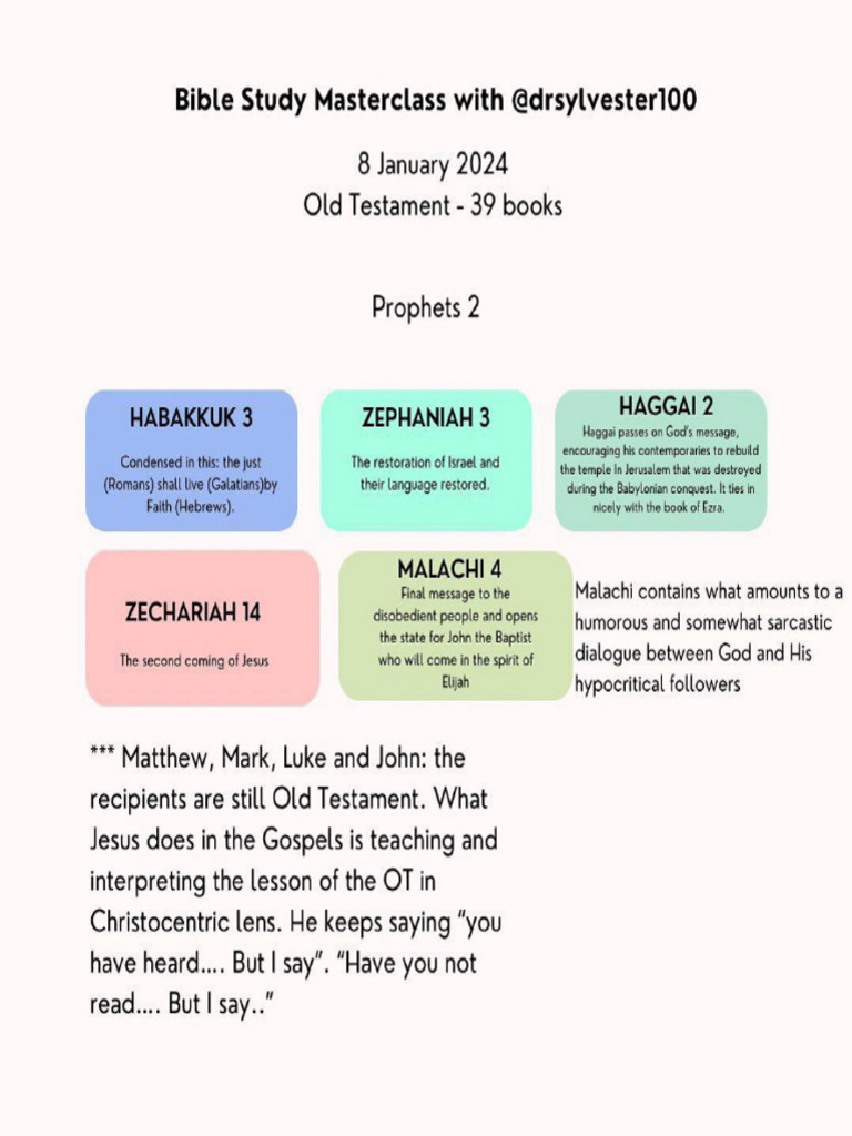 Books of The Bible Guide | PDF