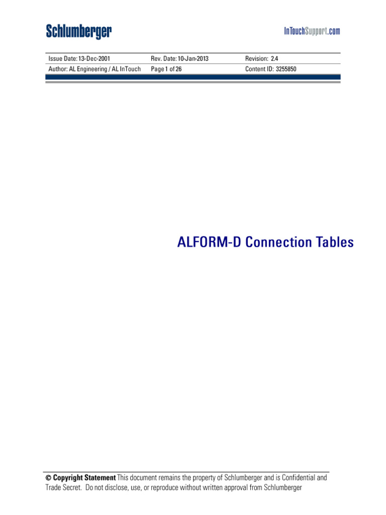 ALFORM-D Connection Tables Ver - 2 - 4 - 3255850 - 01 | PDF | Screw ...
