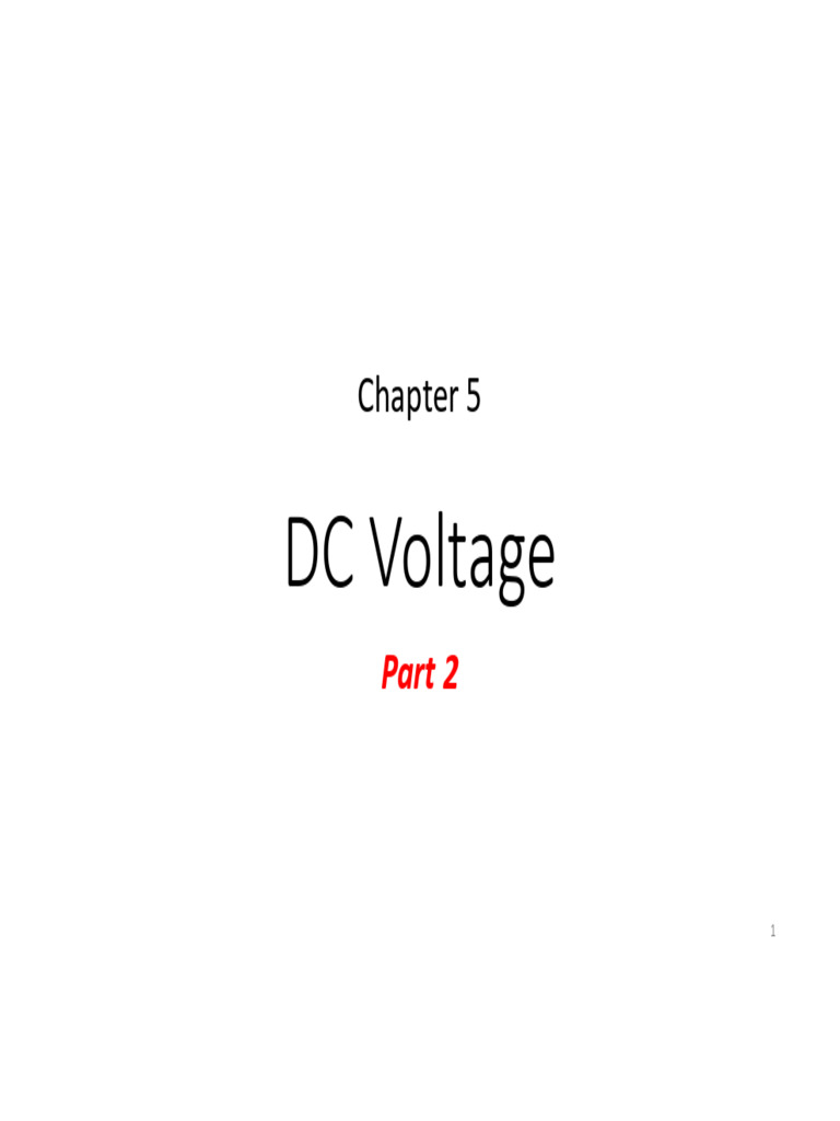 G9 - Physics - DC Voltage Part 2 | PDF | Voltage | Series And Parallel Circuits