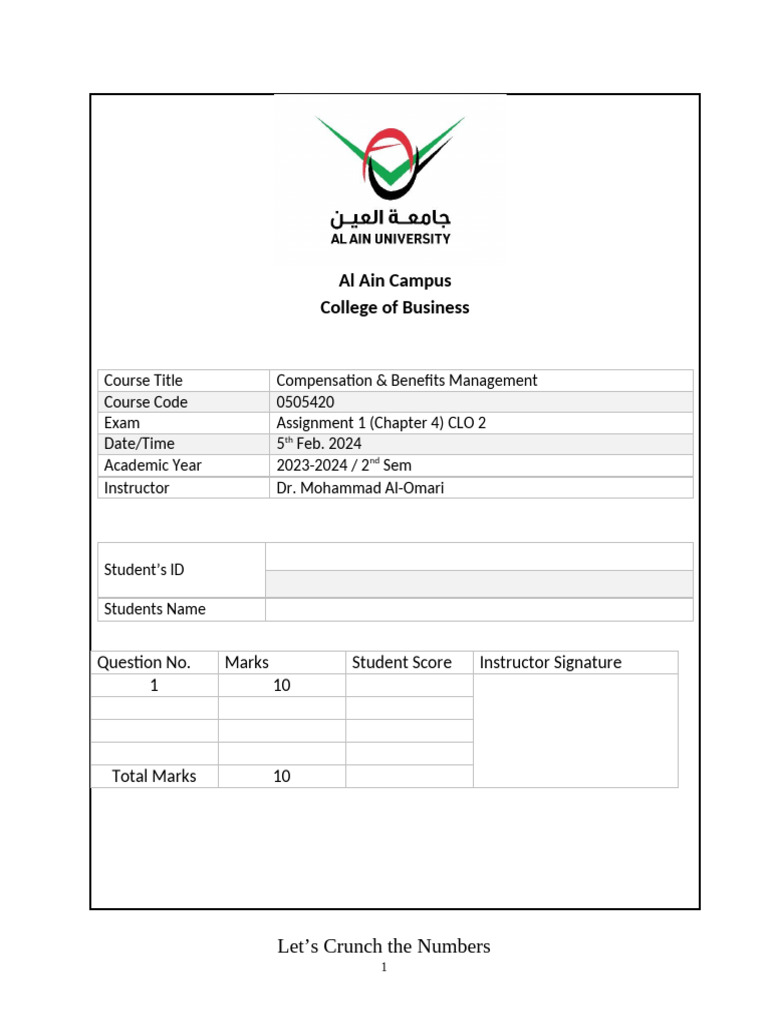 CBM - Assignment 1 - Ch04-Merit Pay-Incentive Pay | PDF | Incentive ...