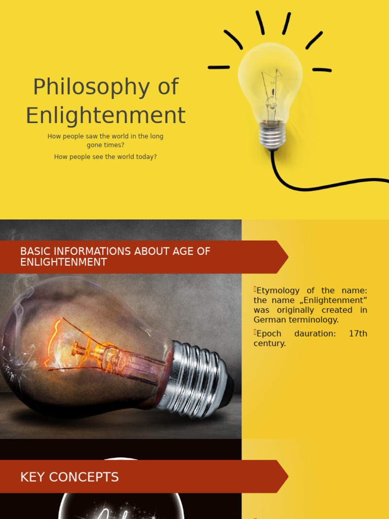 Philosophy of Enlightenment | PDF