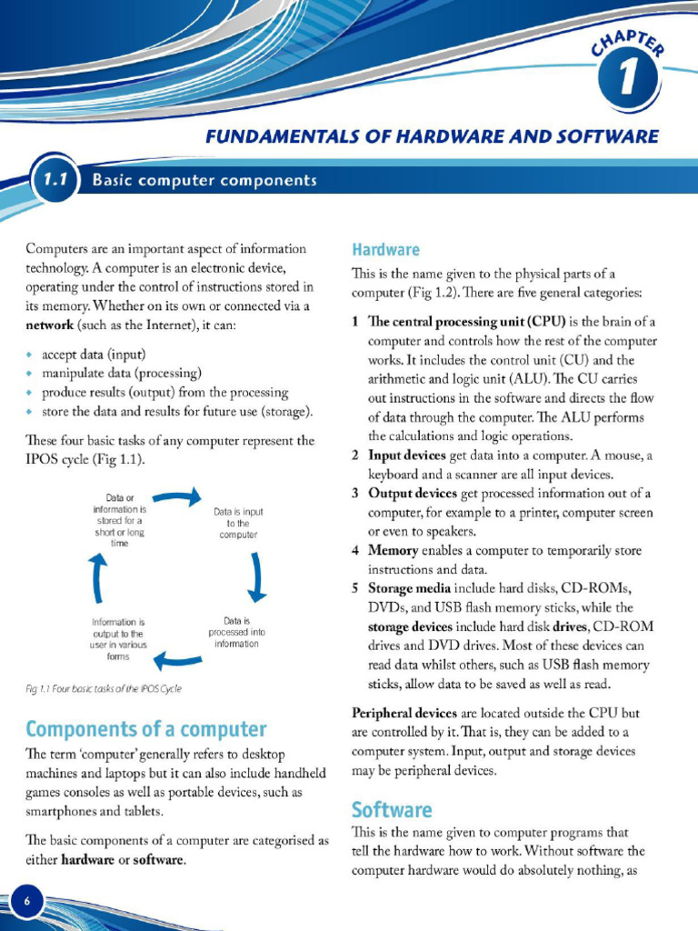 1.1 Basic Computer Components | PDF