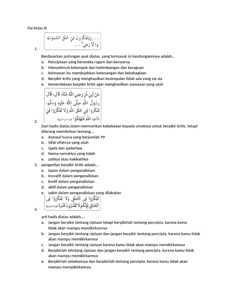 Pai Kelas XI | PDF | Agama & Spiritualitas