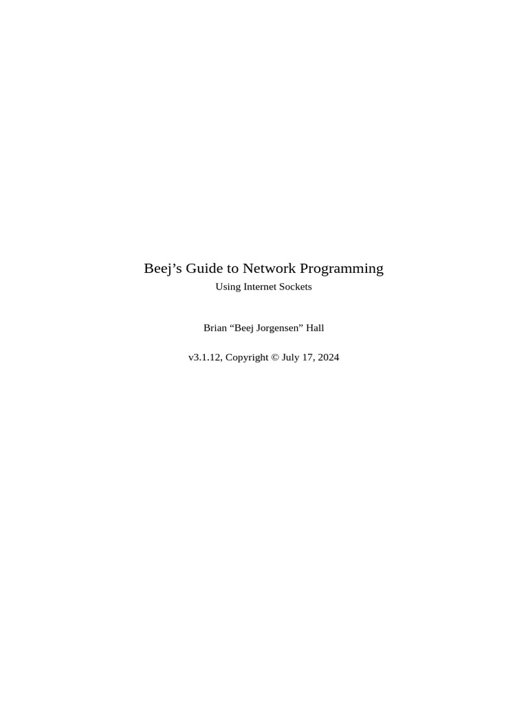 Bgnet A4 C 1 | PDF | Internet Protocol Suite | Transmission Control ...