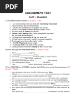 Ieo Sample Paper Class-5 2025-26 | PDF | Verb | English Language
