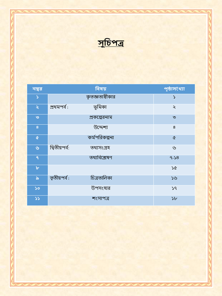 Bengali project | PDF