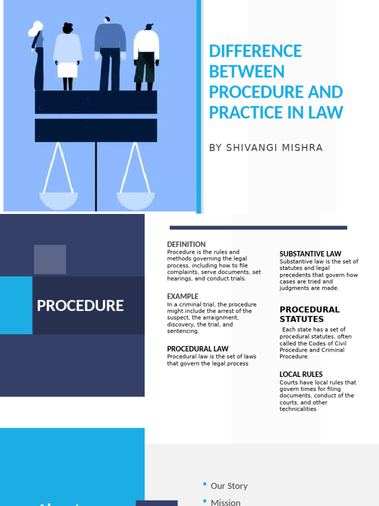 Difference Between Procedure and Practice in Law | PDF | Complaint ...