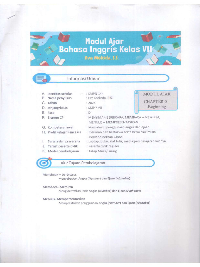 Modul Ajar Supervisi | PDF