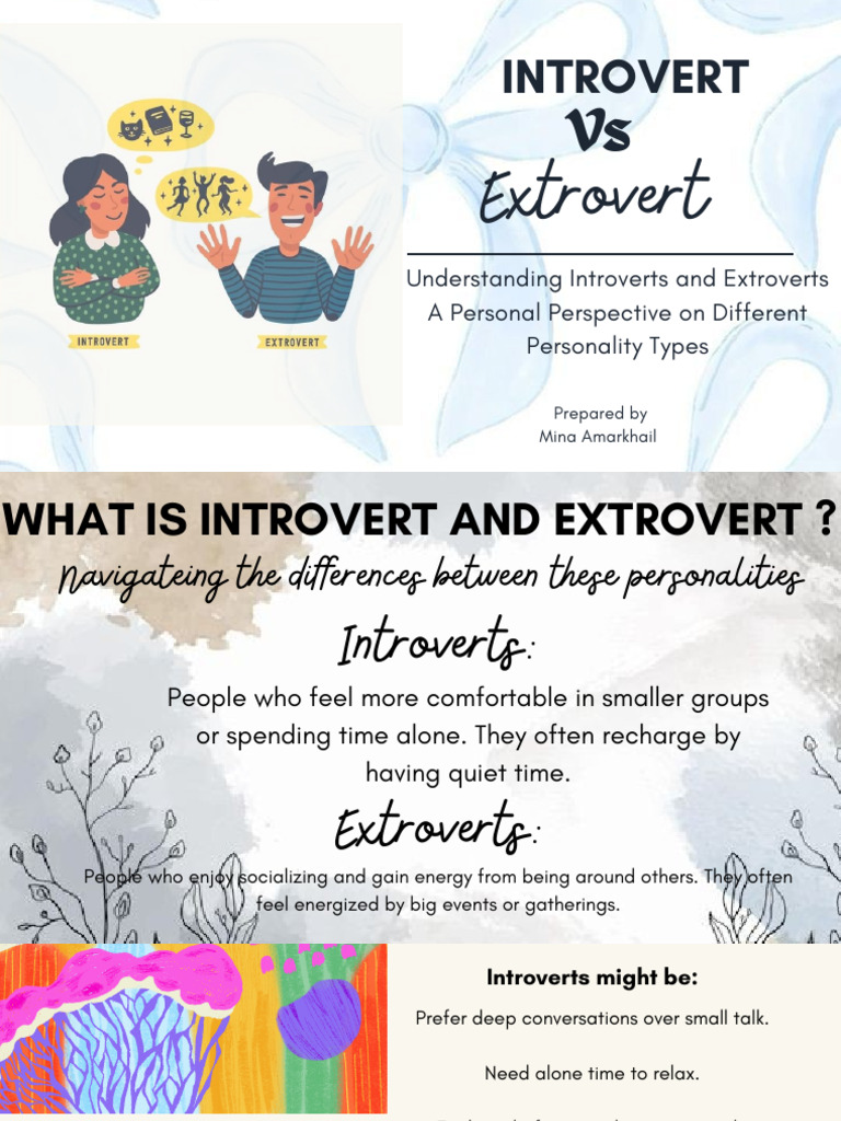 Introvert Vs - 20241016 - 095144 - 0000 | PDF | Extraversion And Introversion | Behavioural Sciences