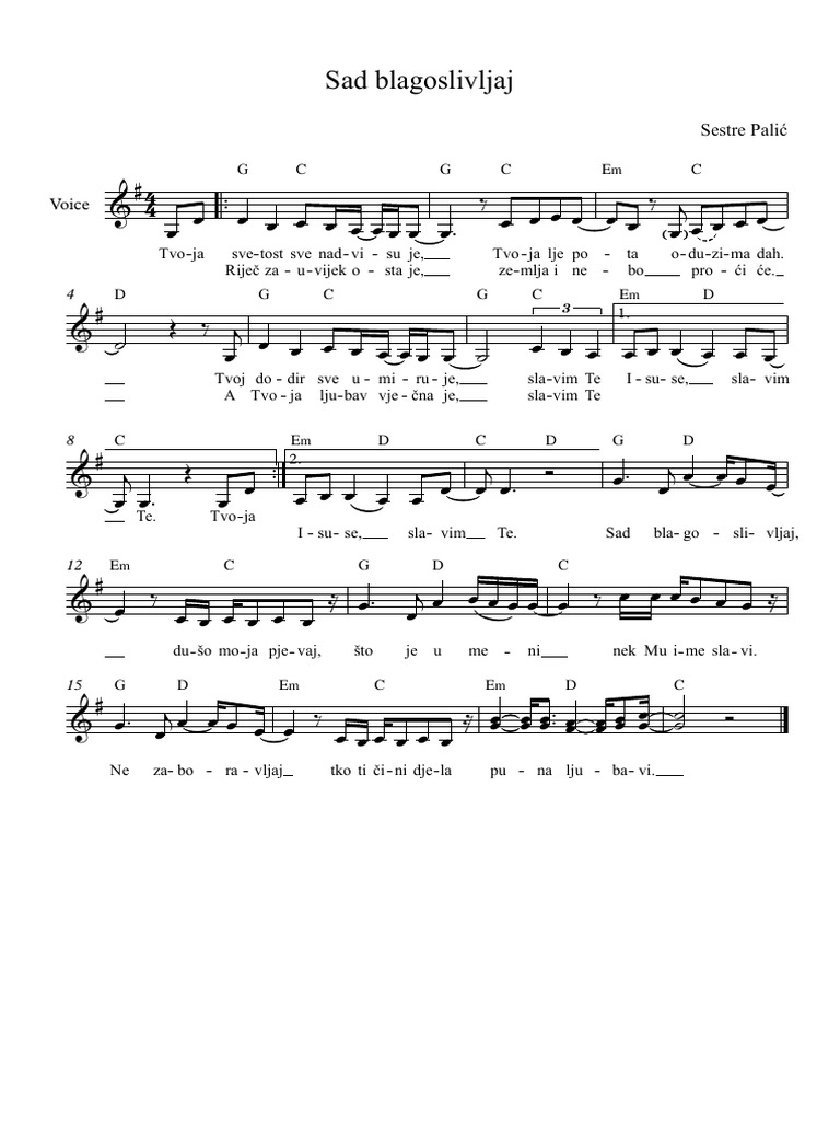 Sad blagoslivljaj | PDF