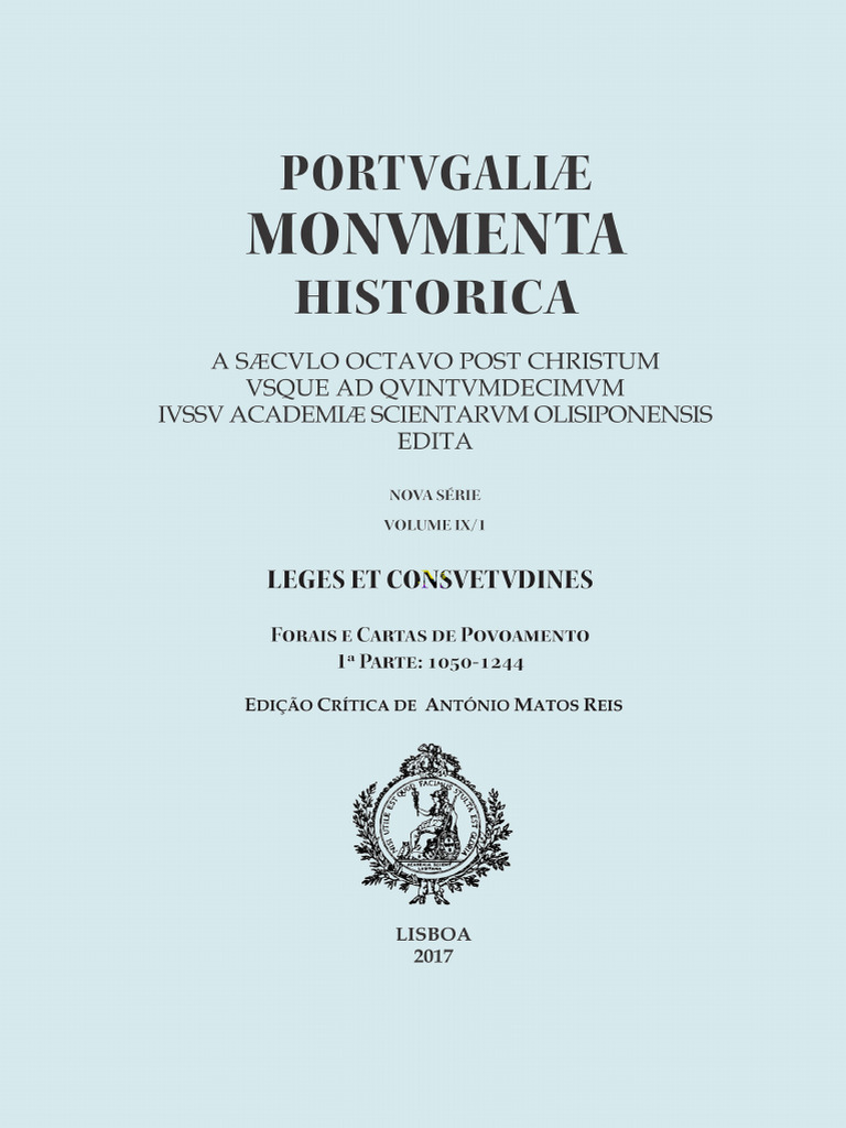 Forais e Cartas de Povoamento em Portugal | PDF | Lisboa | Portugal