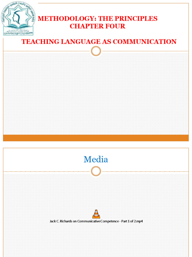 Teaching Language as Communication | PDF | English Language | Communication
