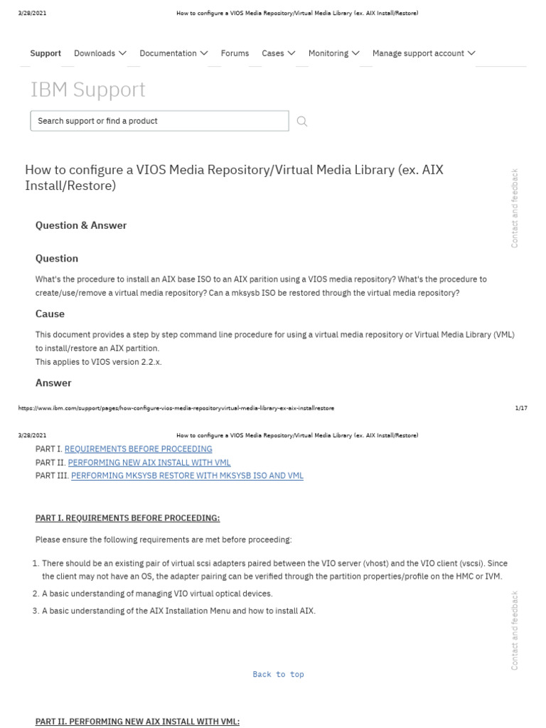 VIOS Media Repository Guide | PDF | Booting | Floppy Disk