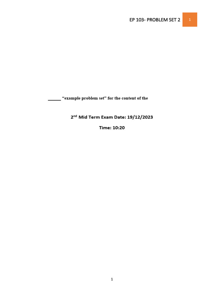 Problem Set 2 | PDF Problem Set 2 | PDF