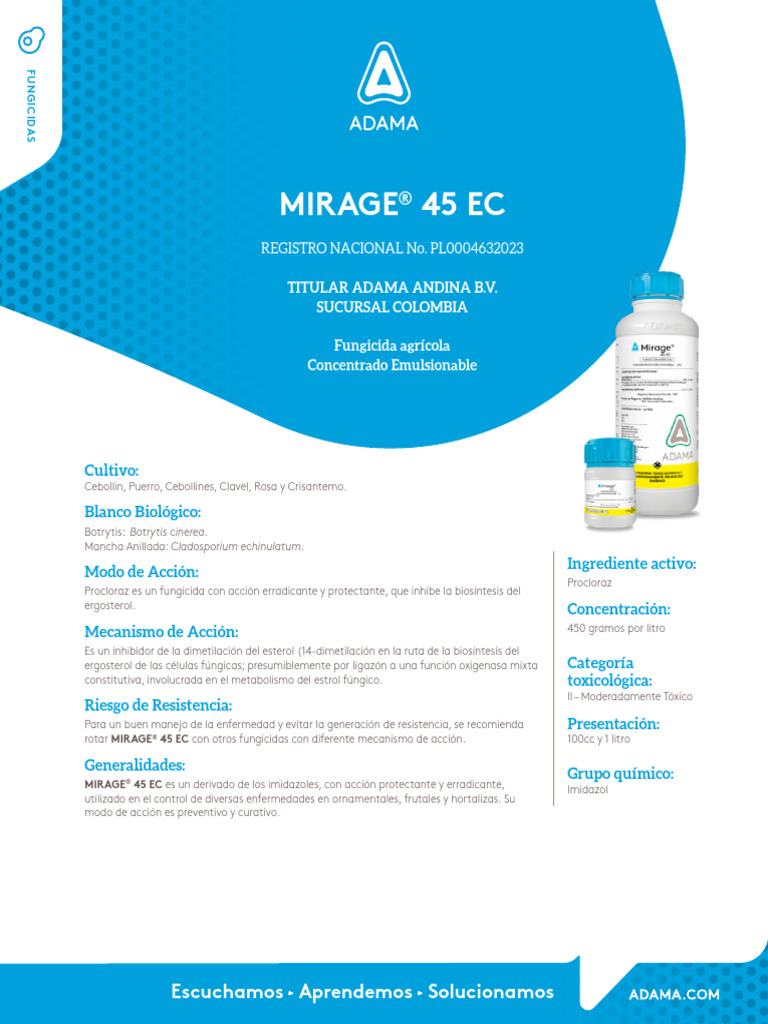 Ficha Tecnica Mirage | PDF