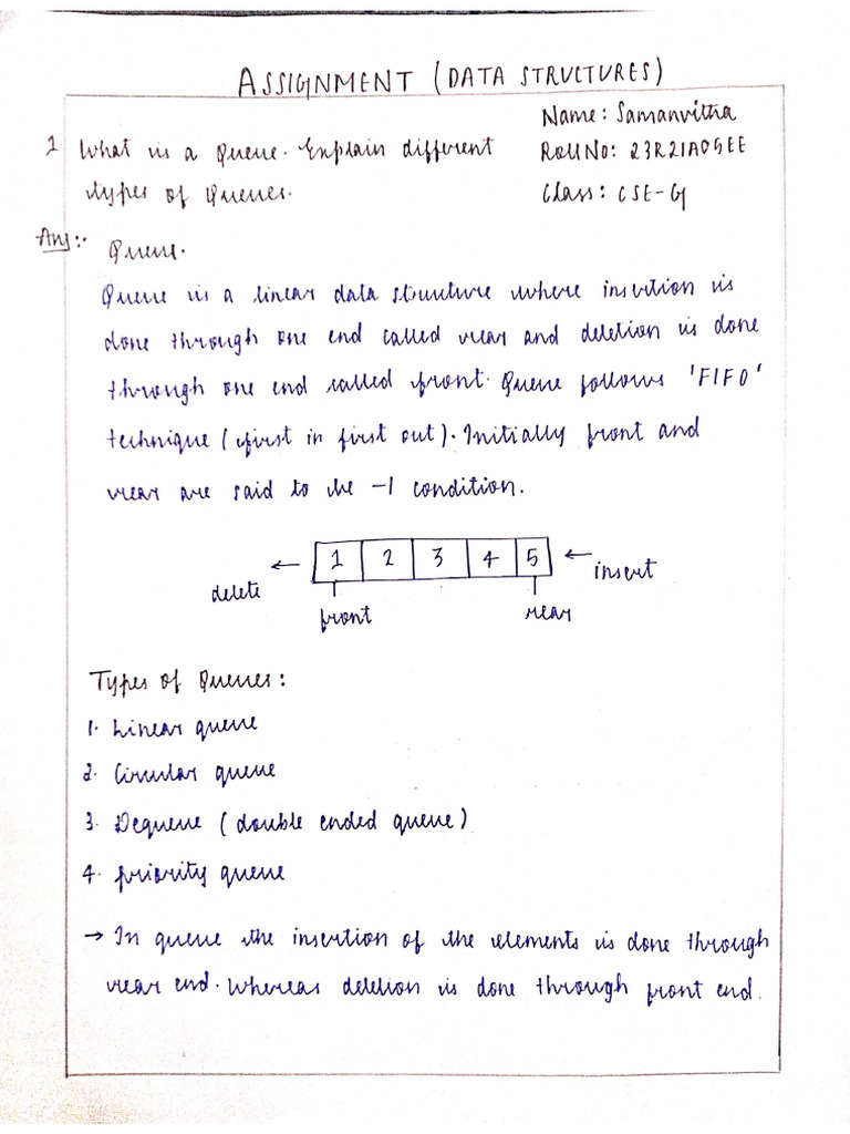 23r21a05ee Ds Assignment | PDF