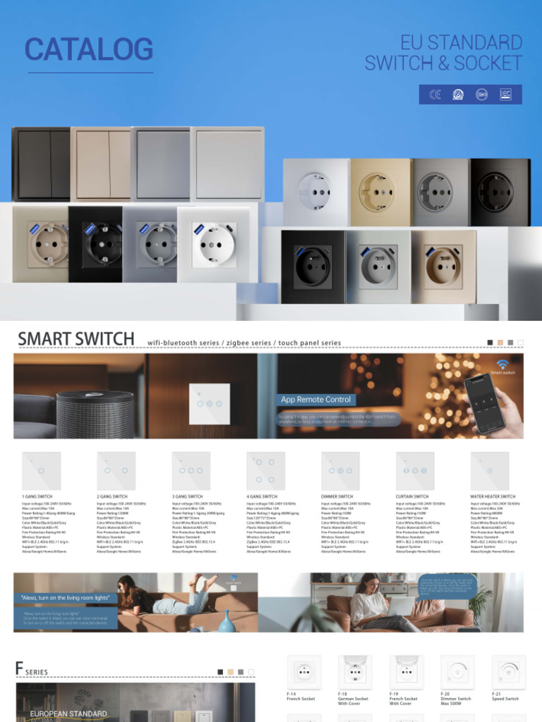 11 EU SWITCH SOCKET CATALOG | PDF
