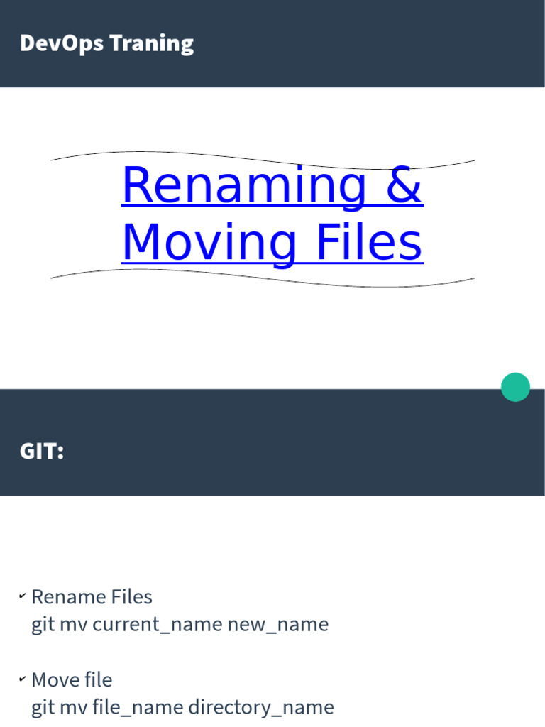 6.1 Renaming Files | PDF