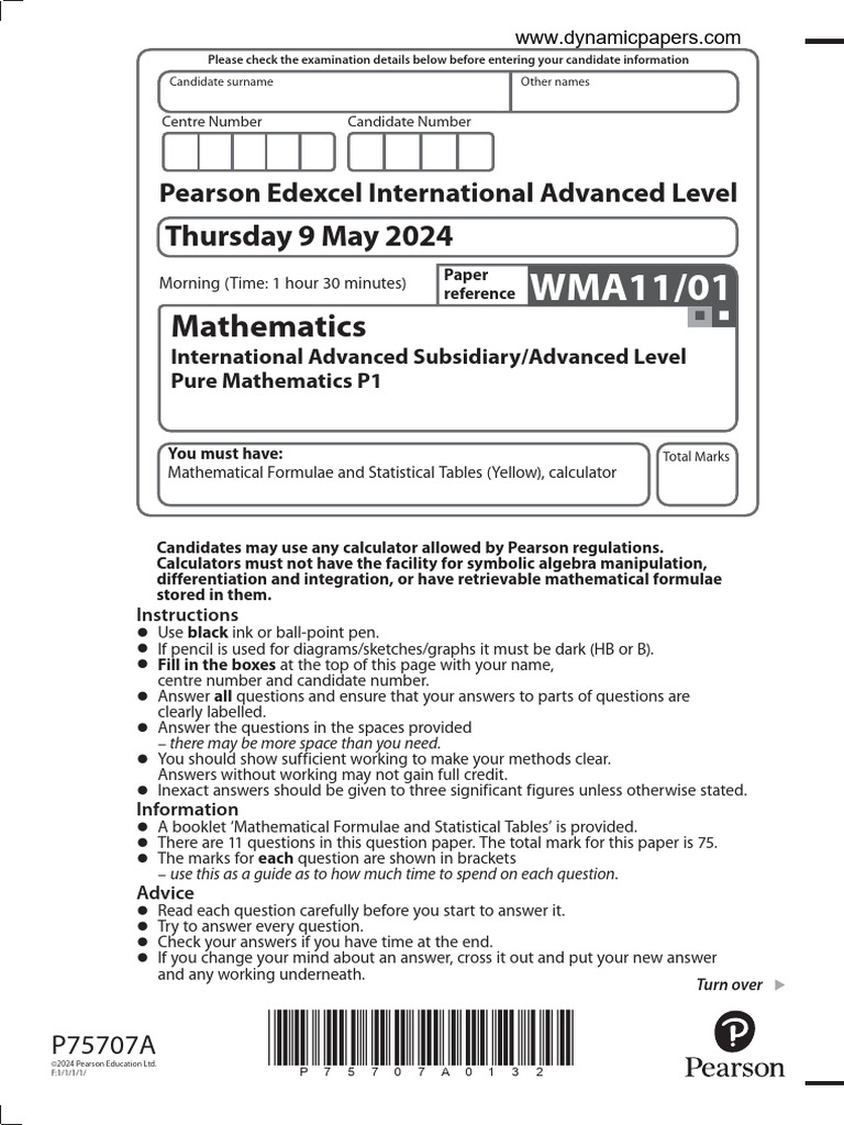 Wma11 01 Que 20240510 | PDF | Area | Geometry