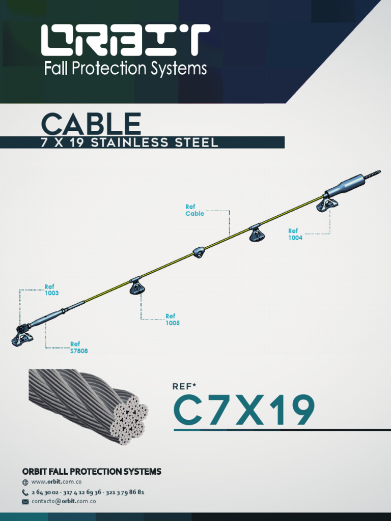 Sistemas de Protección contra Caídas ORBIT | PDF | Corrosión | Acero