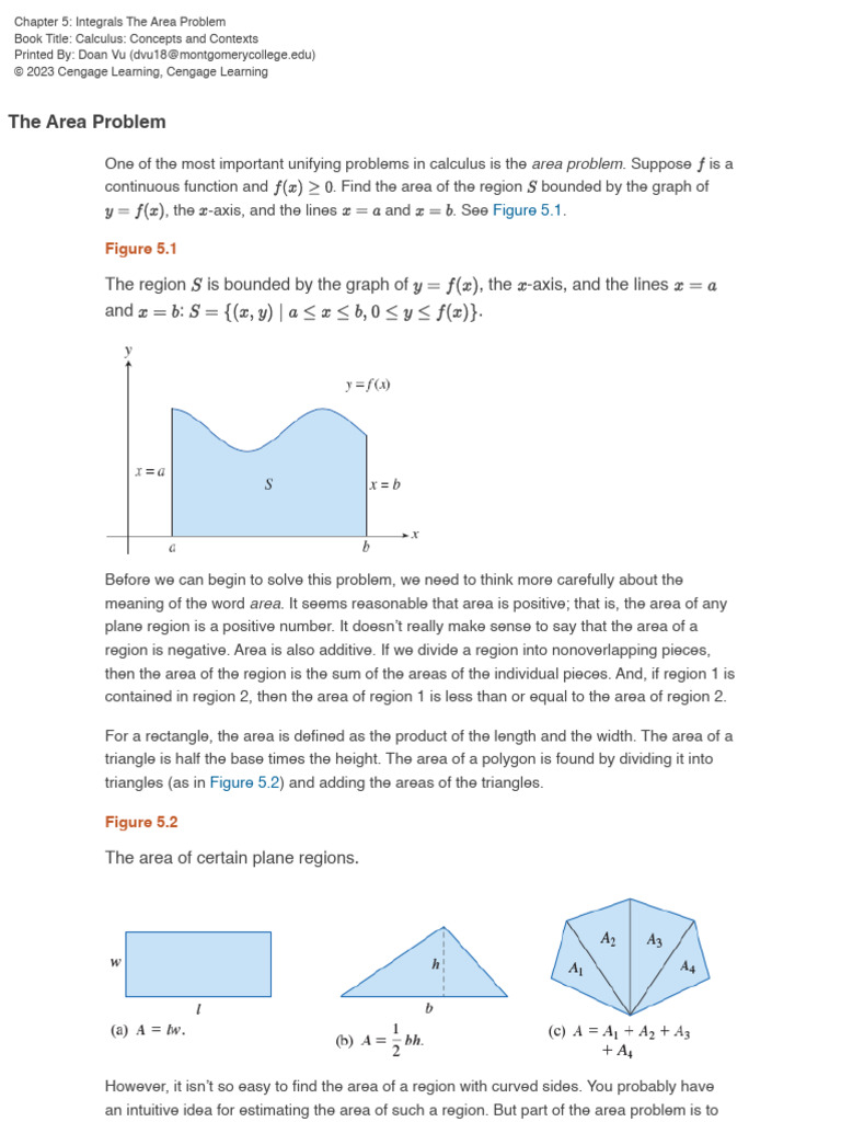 Mindtap Cengage Learning Pdf Area Geometry