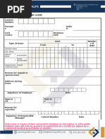 Leave Form Z1 (A) 2021 | PDF | Sick Leave | Parental Leave