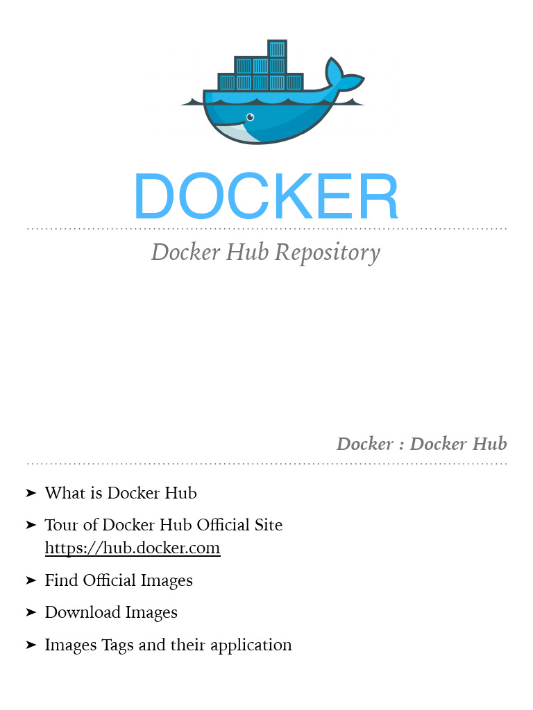 2.1 Docker Hub Repository | PDF